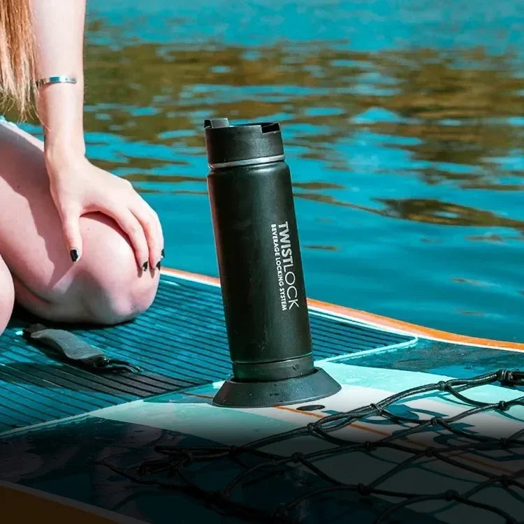 Flat Mounted Cup Holder - Add a Secure Spot For Your Drink – TwistLock ...