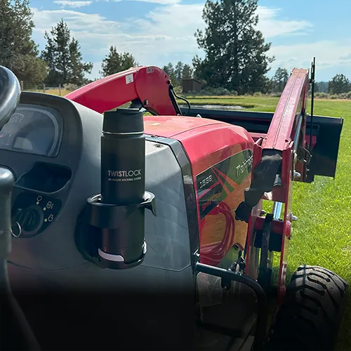 Tractor & Heavy Equipment Cup Holders - Easy to Install - Durable ...