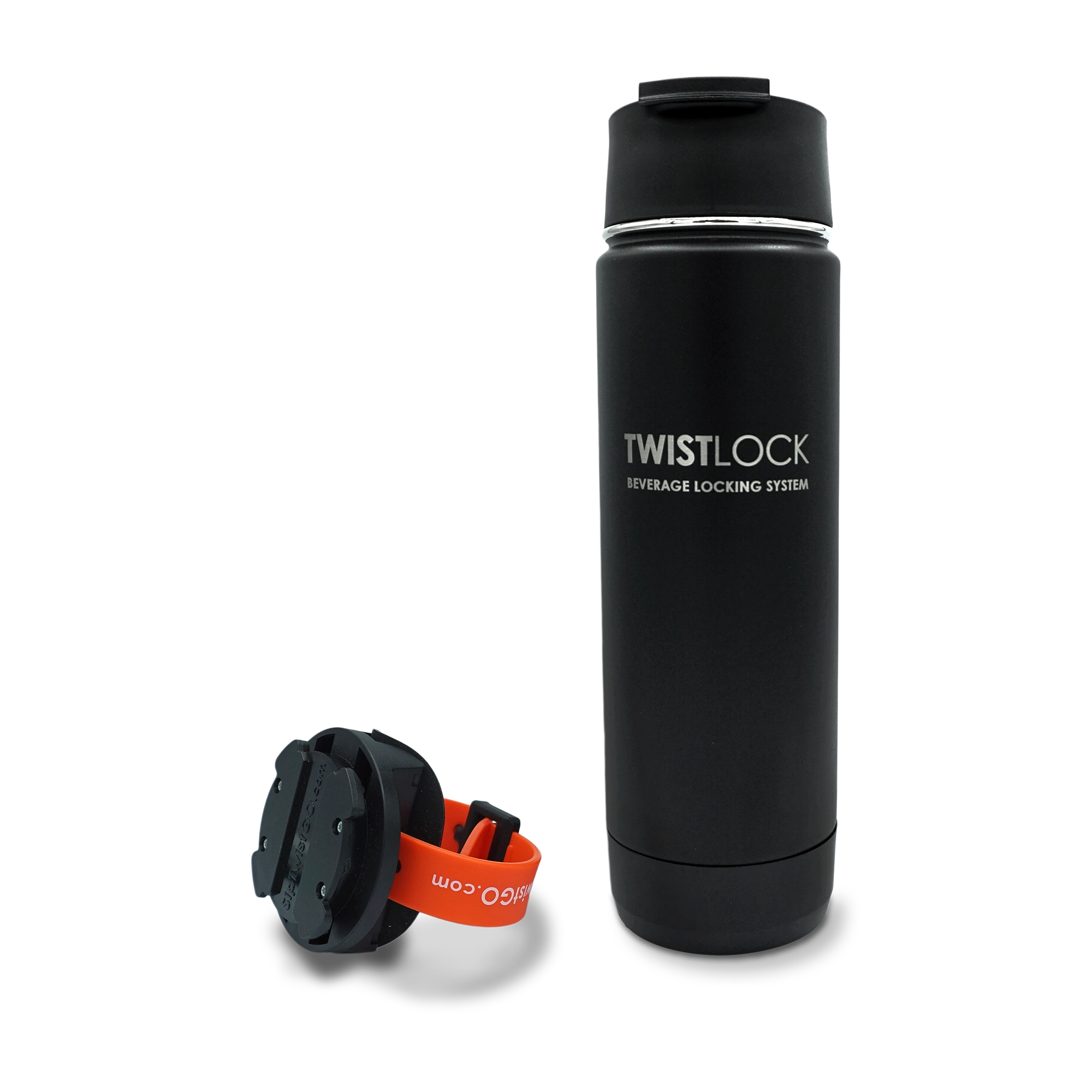 Insulated 20oz Canteen + Bar Mount Locking Base – TwistLock Beverage ...